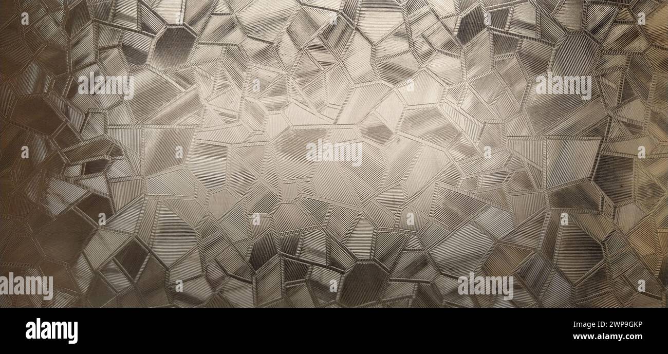 Light through the glass. Corrugated glass refracts the rays. Self ...