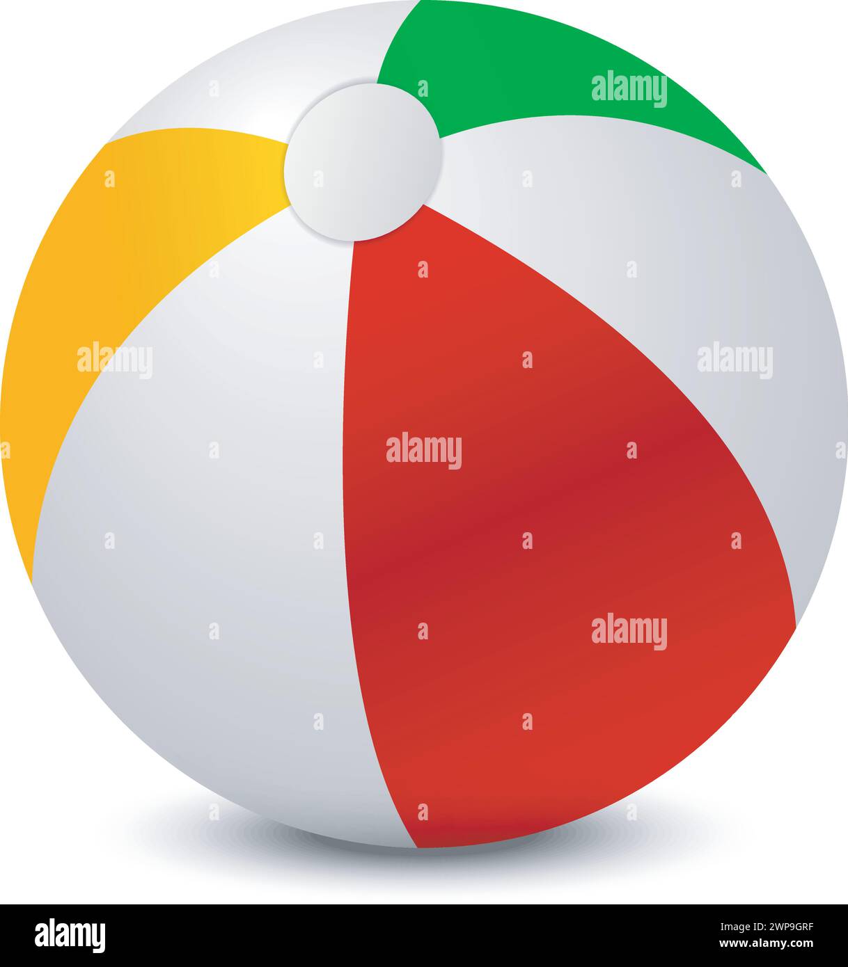 Beach ball Stock Vector Images - Alamy