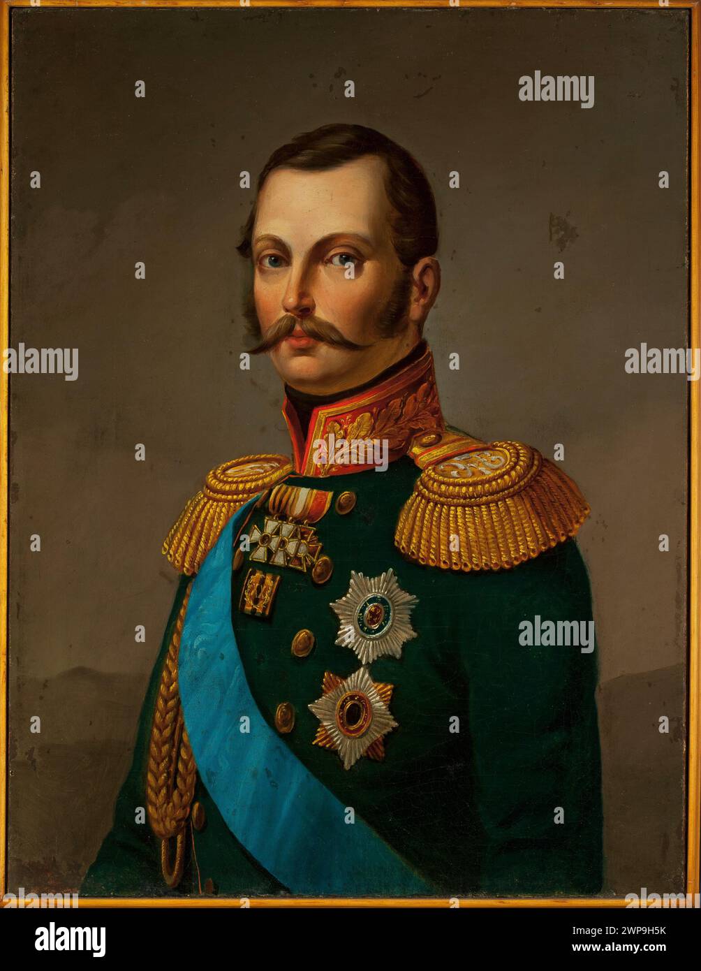 Portrait of Tsar Alexander II by an unknown Polish painter, 19th ...