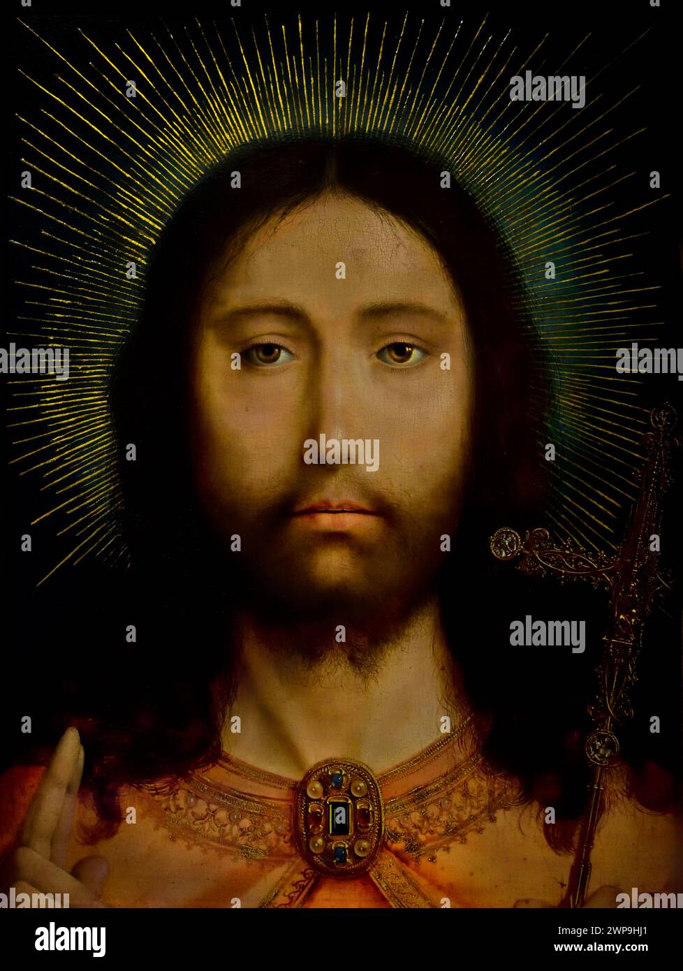 Christ Salvator Mundi 1505 by Quinten Massijs, Royal Museum of Fine ...