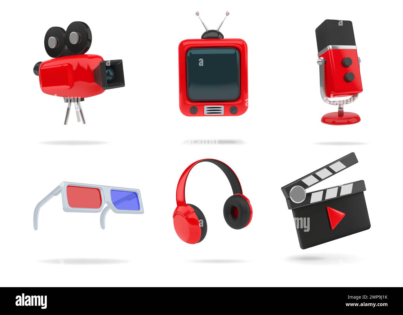 Speaker mic video camera Cut Out Stock Images & Pictures - Alamy