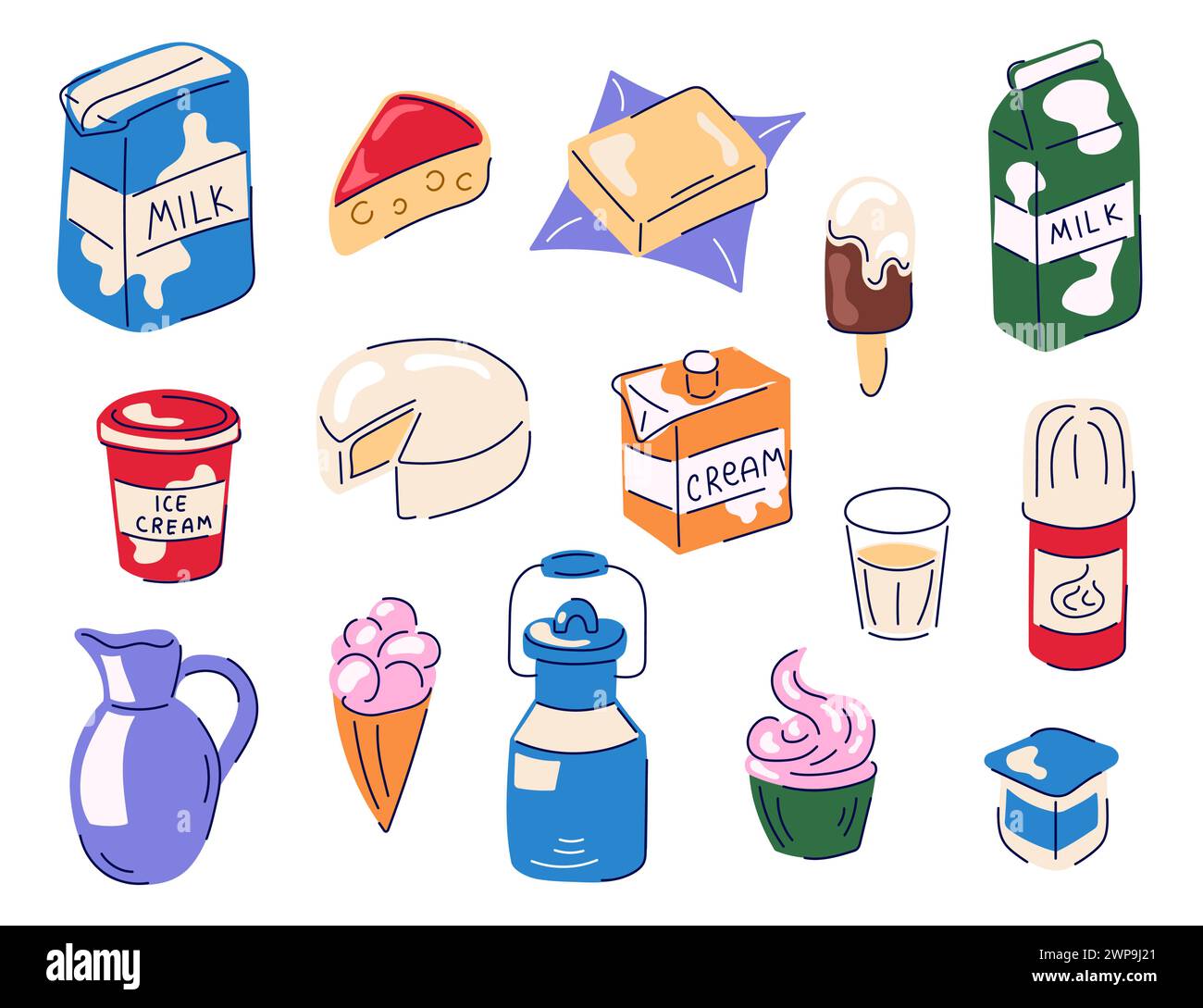 Milk Products Pictures With Names