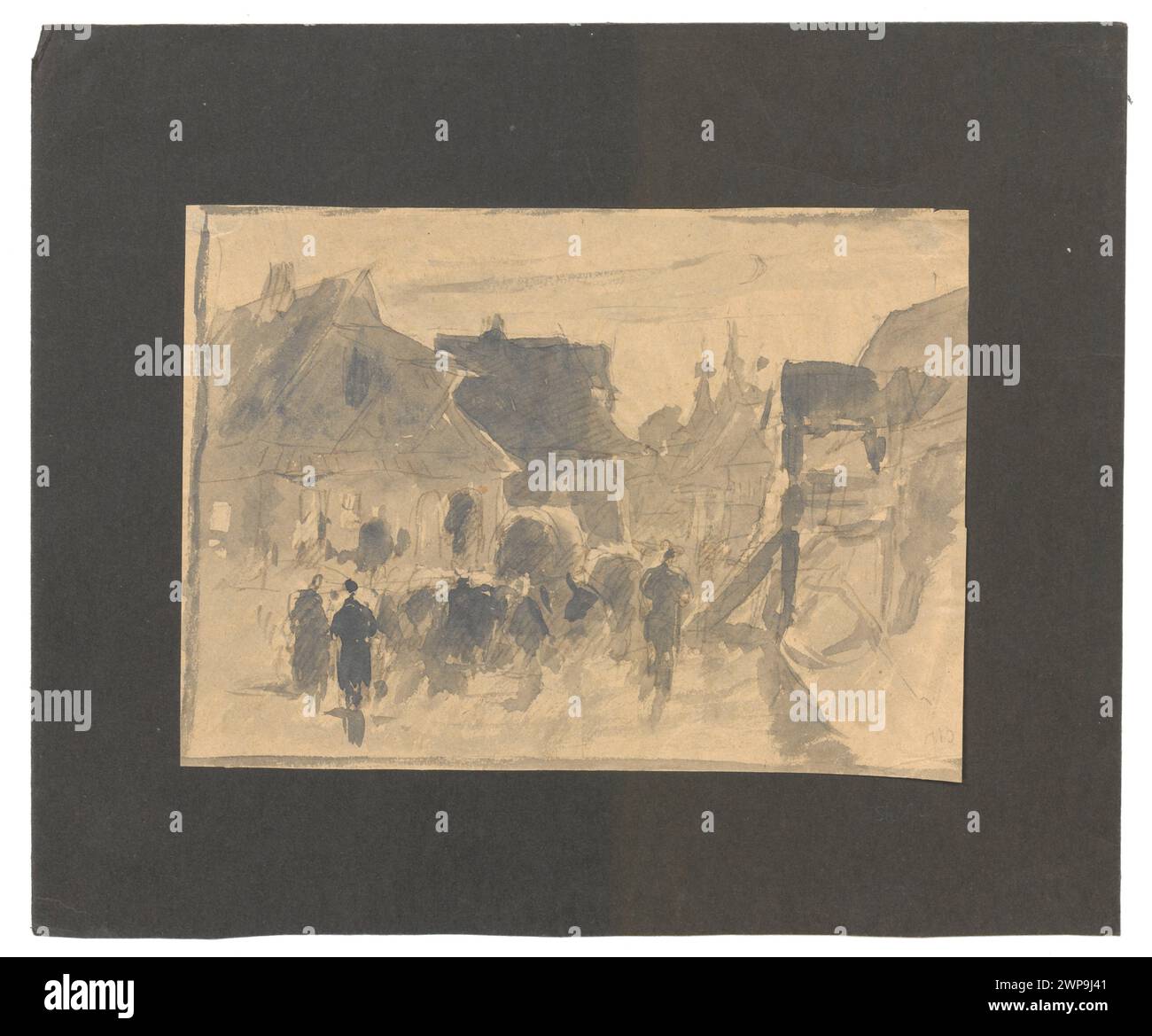 European town study Cut Out Stock Images & Pictures - Alamy