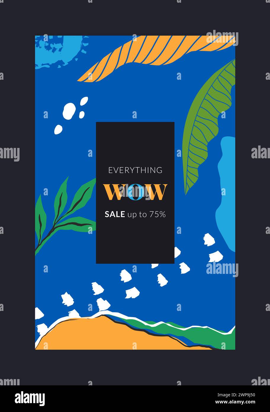 Wow shopping Stock Vector Images - Alamy