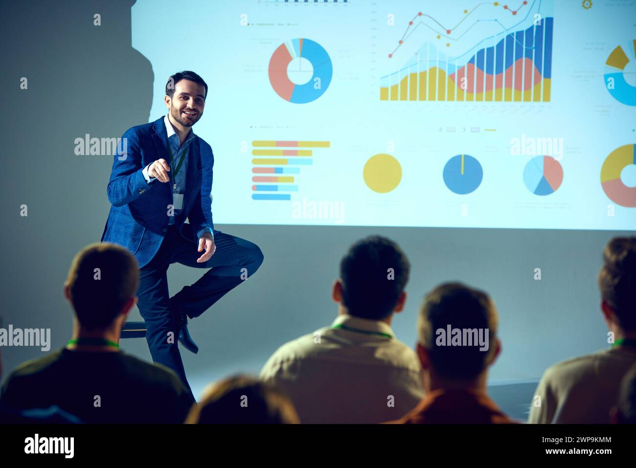 Professional giving talk on data science with detailed analytical ... Professional giving talk on data science with detailed analytical ...