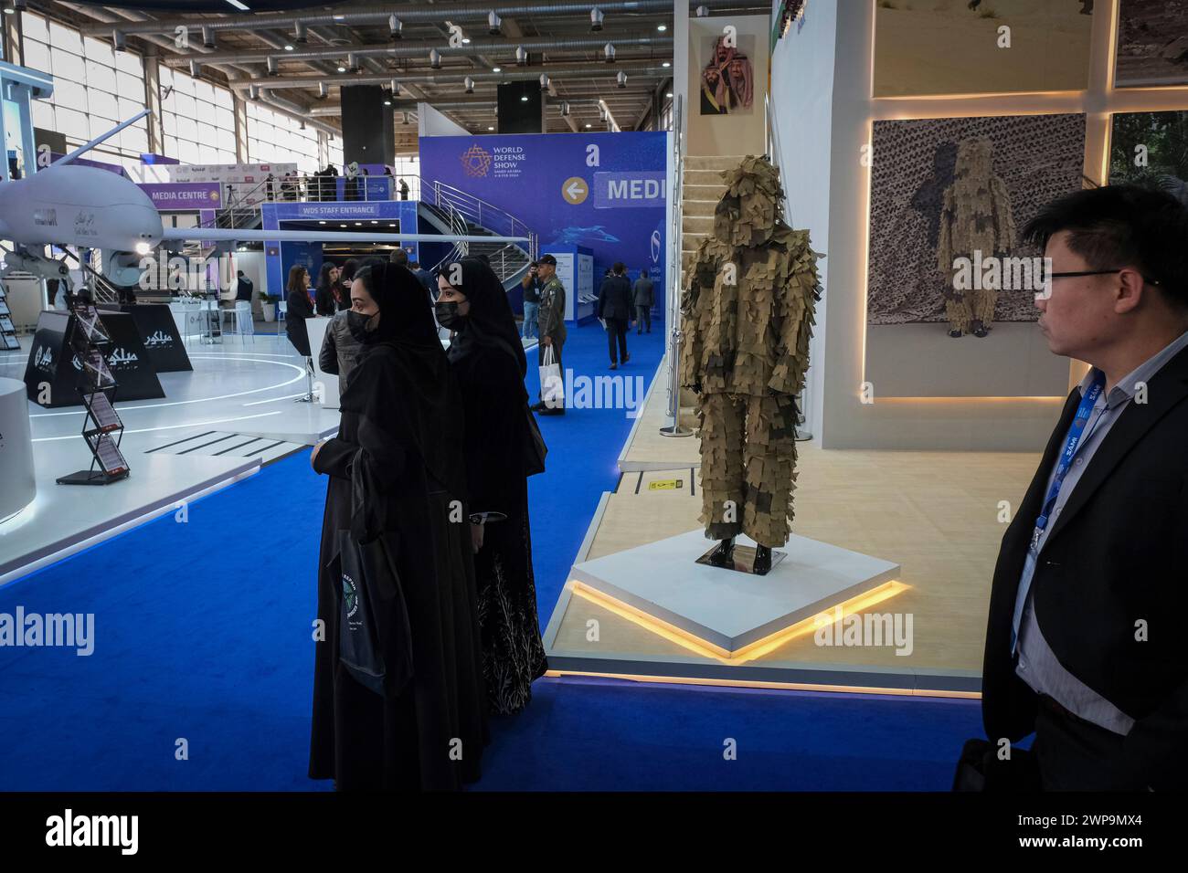 Saudia Arabia, Riyadh, 2024-02-04. The world defense show brings ...
