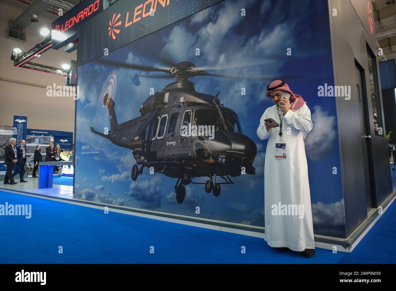 Saudia Arabia, Riyadh, 2024-02-04. The world defense show brings ...