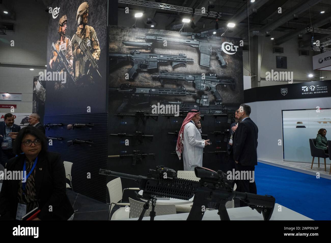 Saudia Arabia, Riyadh, 2024-02-04. The world defense show brings ...