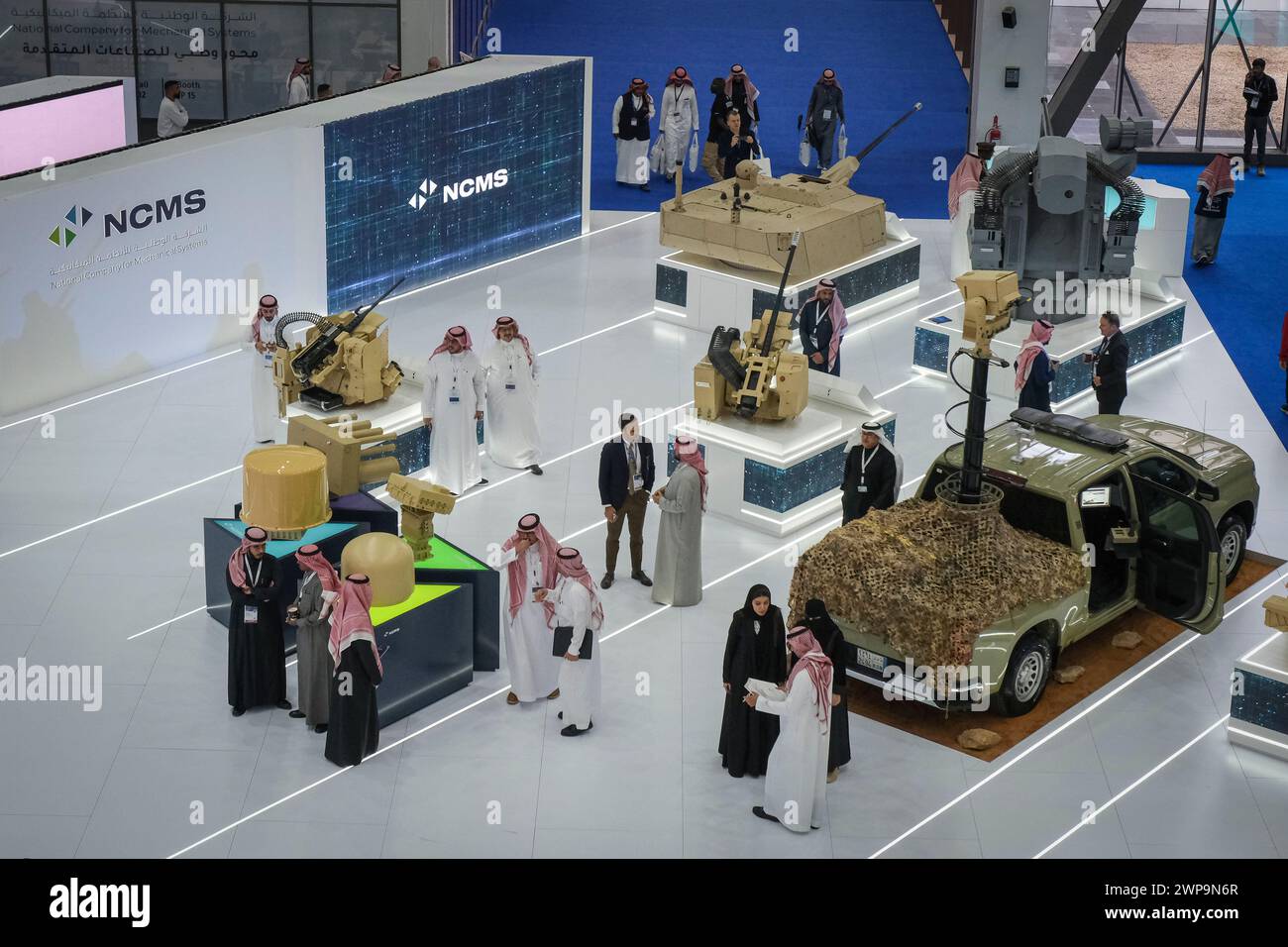 Saudia Arabia, Riyadh, 2024-02-04. The world defense show brings ...