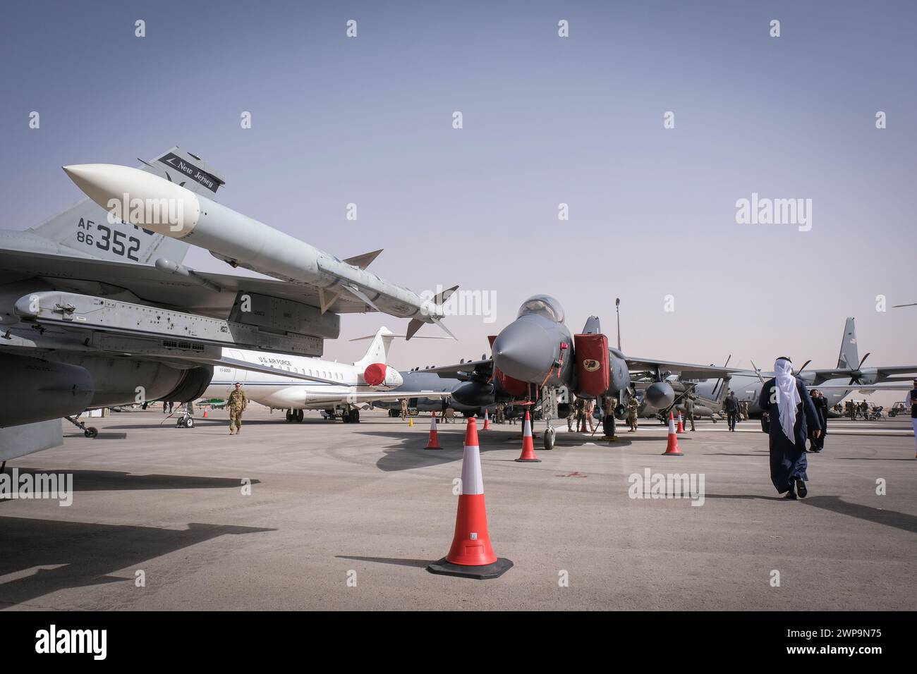 Saudia Arabia, Riyadh, 2024-02-04. The world defense show brings ...