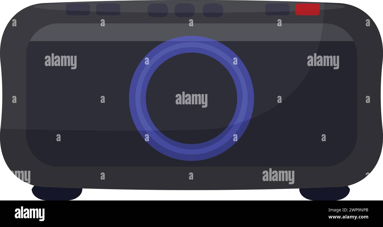 Portable stereo system icon cartoon vector. Listening box Stock Vector ...