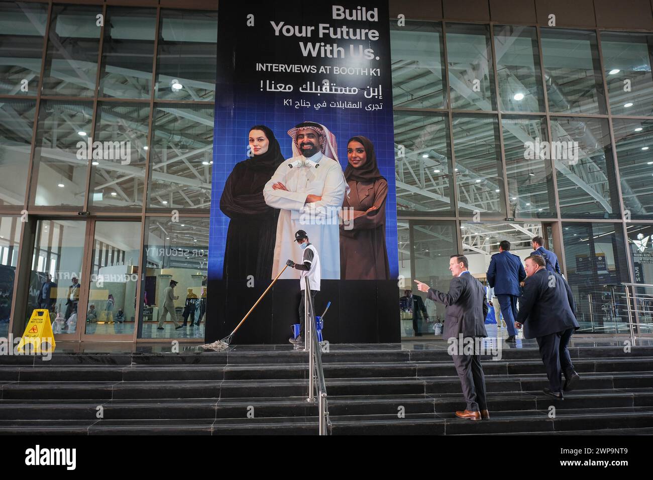 Saudia Arabia, Riyadh, 2024-02-05. The world defense show brings ...