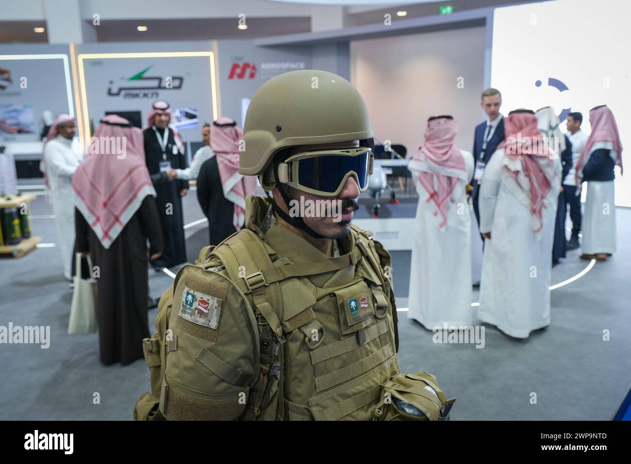 Saudia Arabia, Riyadh, 2024-02-05. The world defense show brings ...