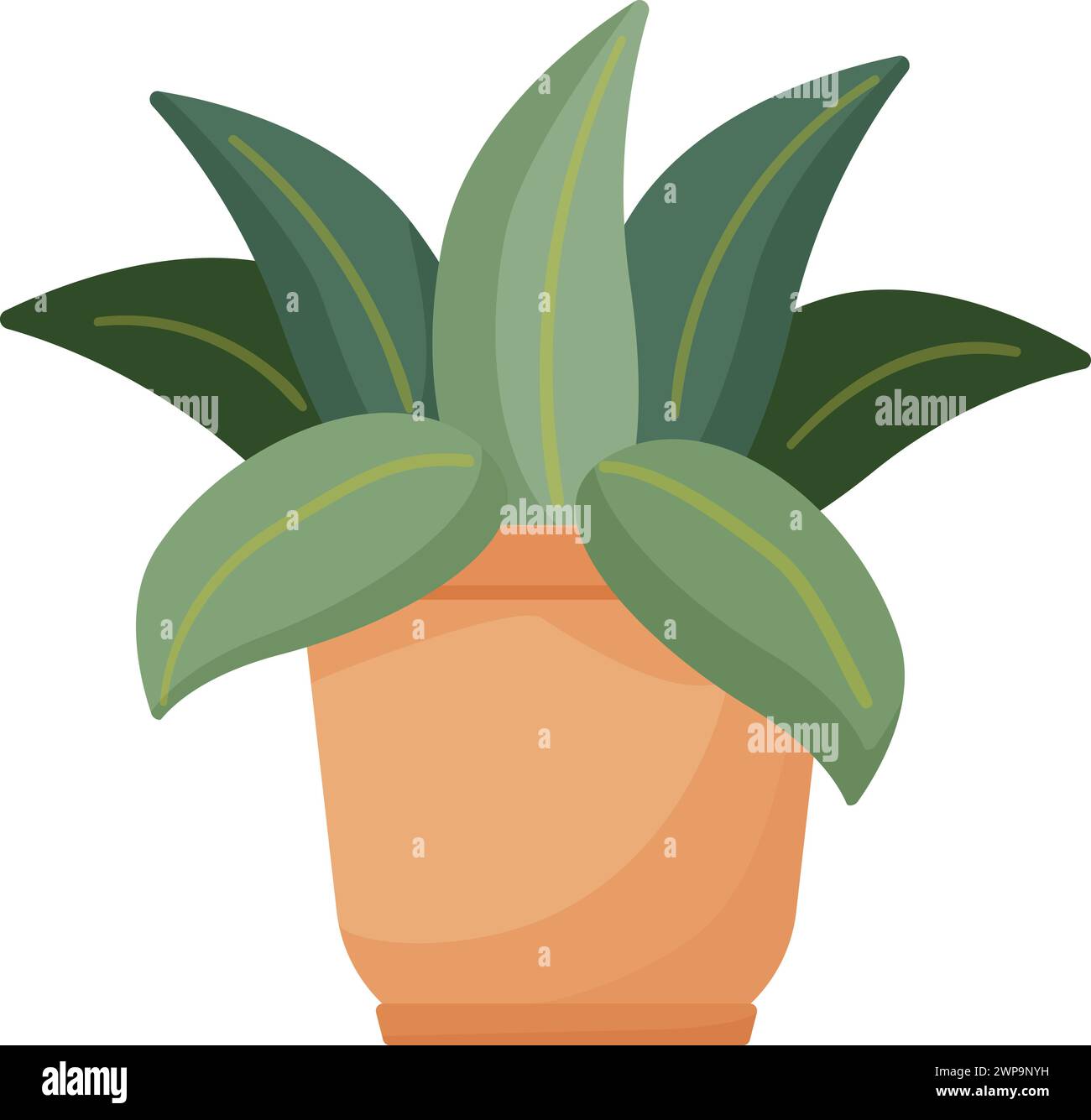 Houseplant pot icon cartoon vector. Exotic flower Stock Vector Image ...