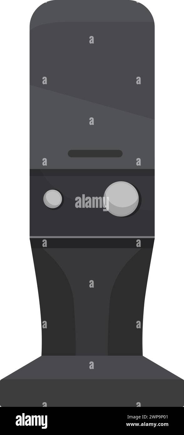 Desk stereo speaker icon cartoon vector. Device playback Stock Vector ...