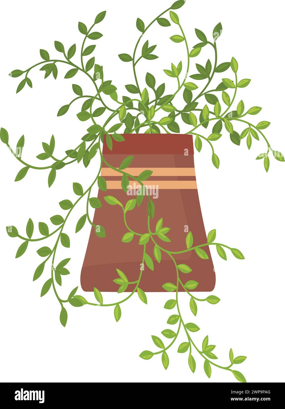 Wall plant pot icon Cut Out Stock Images & Pictures - Alamy