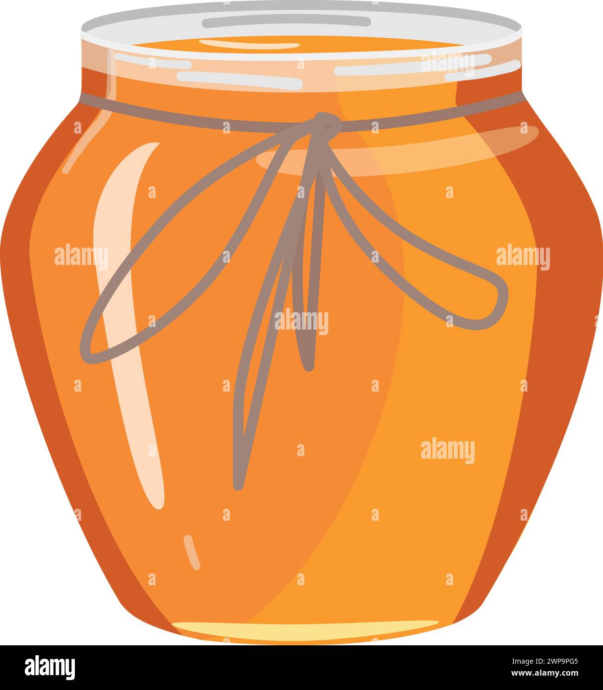 Honey jar icon cartoon vector. Organic food nutrition Stock Vector ...