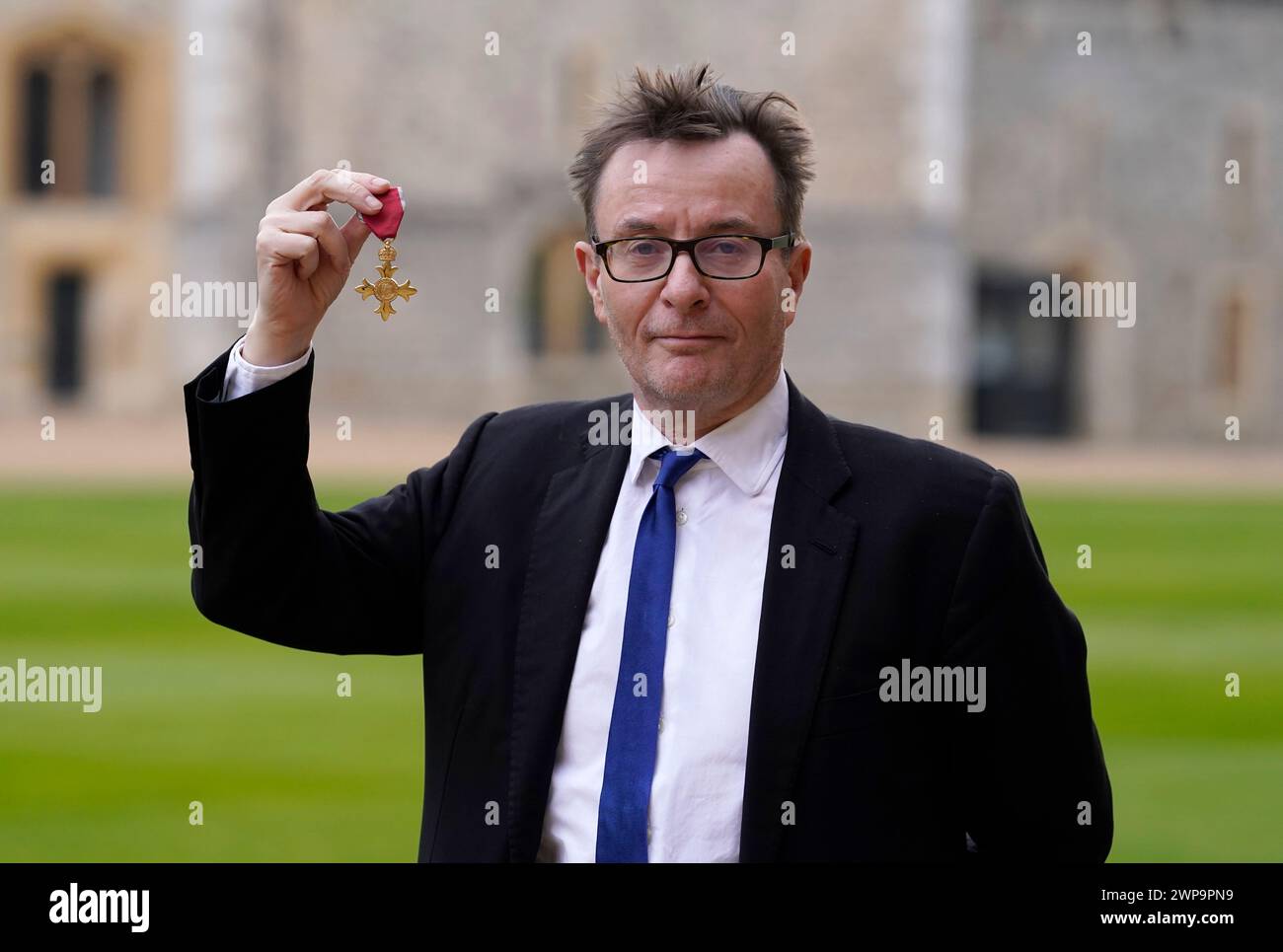 John Ryley after being made an Officer of the Order of the British ...