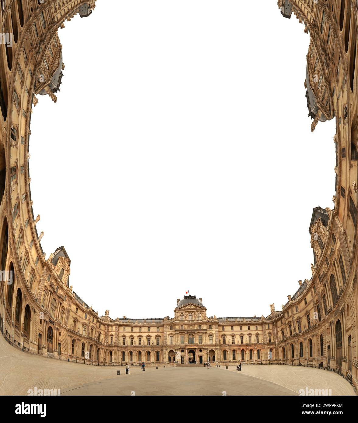 extra wide angle. Louvre is one of the world's largest museums and a ...