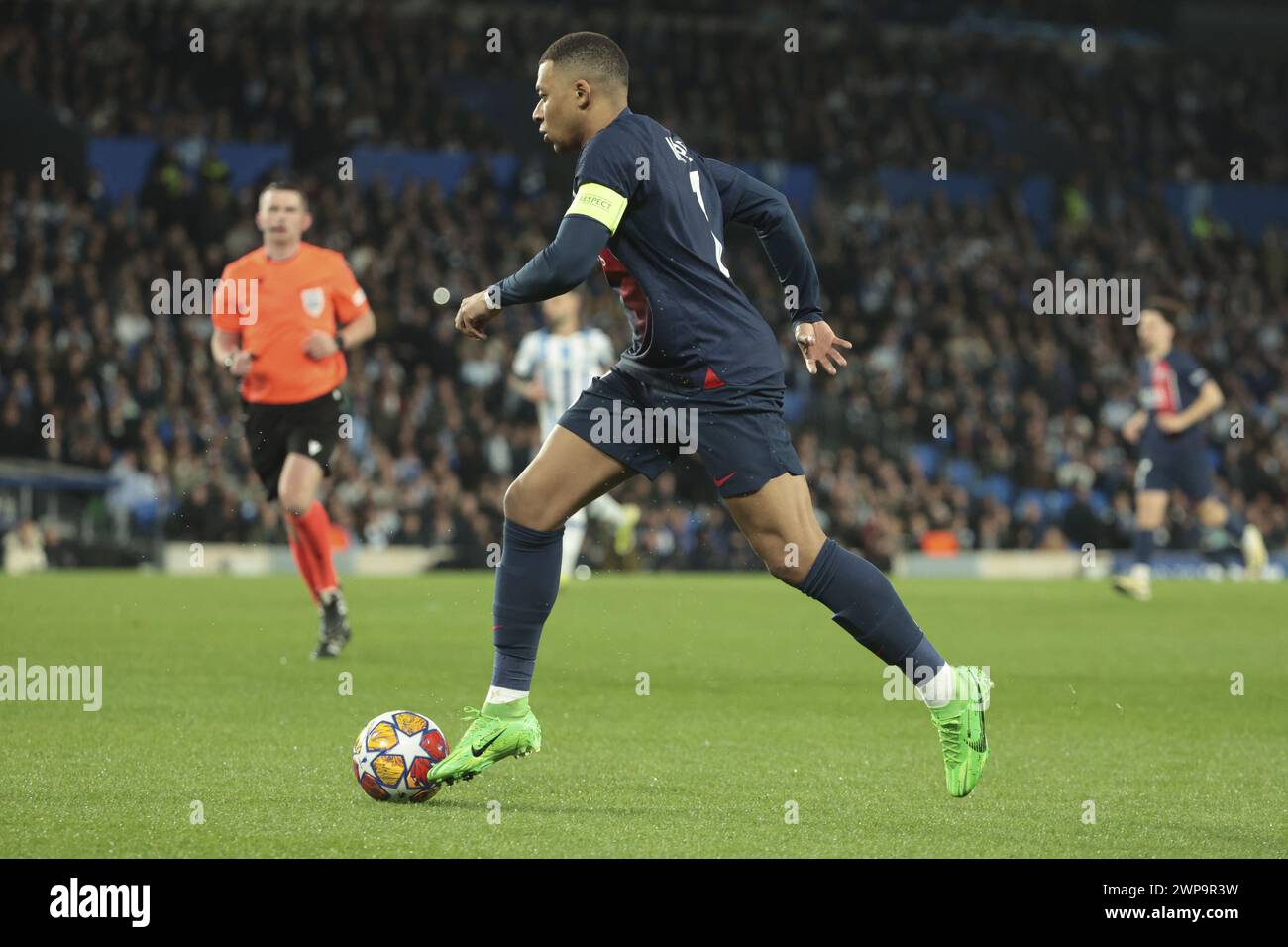 Kylian Mbappe of PSG during the UEFA Champions League, Round of 16, 2nd ...