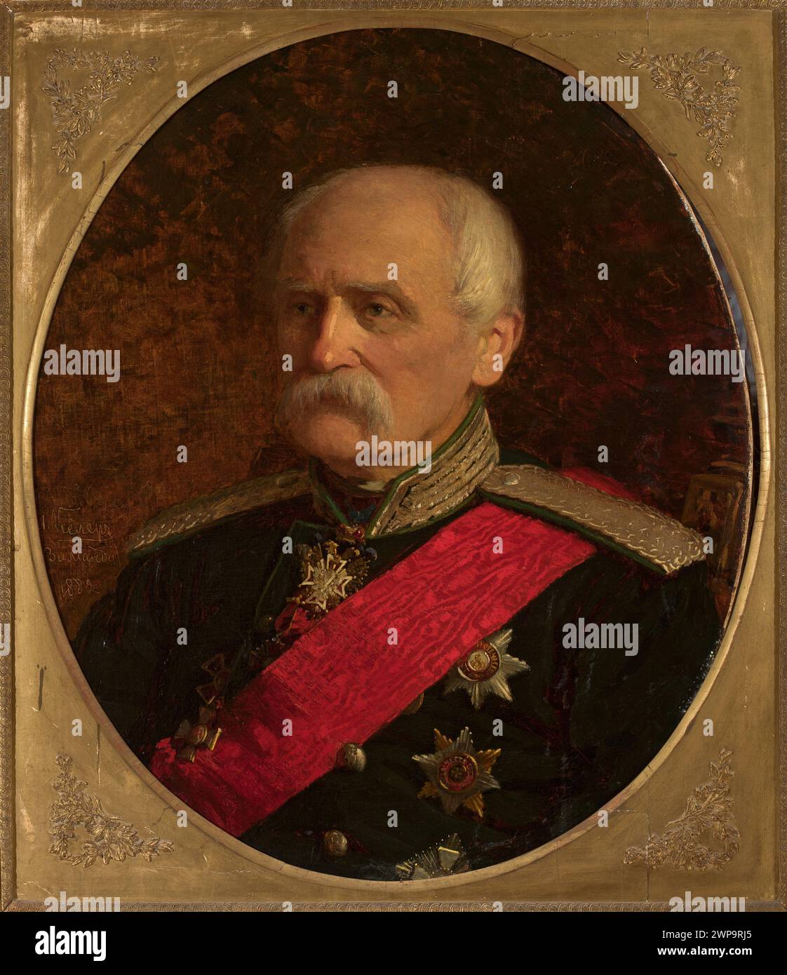 Portrait of general Major In. Stanis "Kierba; Köler, Johann (1826-1899 ...