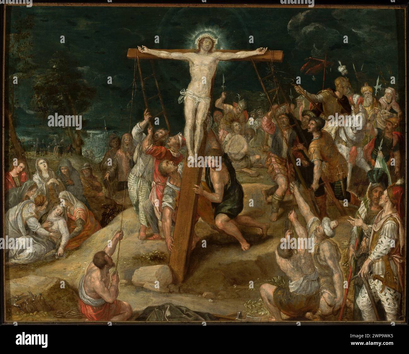 Painting crucifixion showing christ hi-res stock photography and images ...