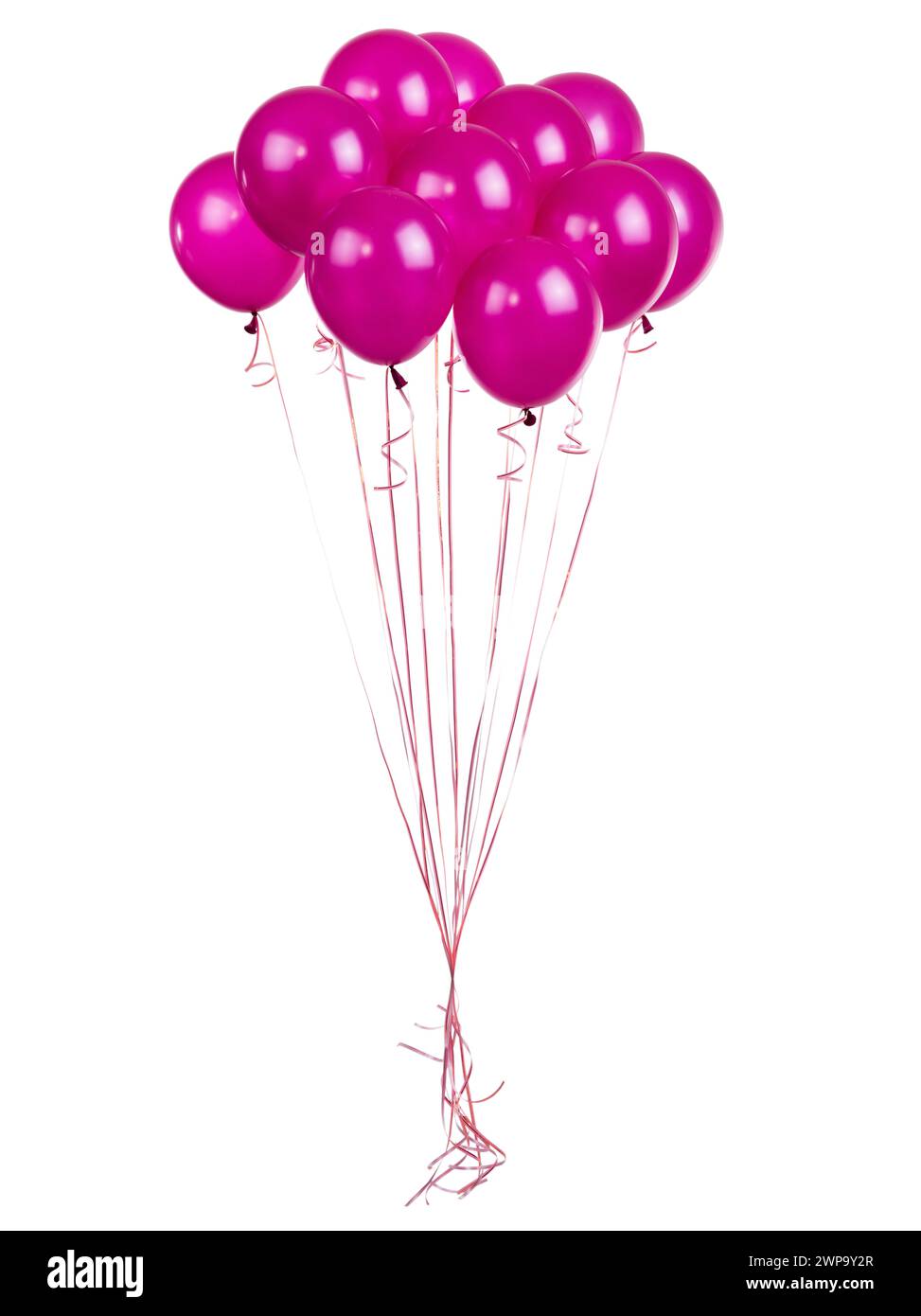 Golden party balloons group Cut Out Stock Images & Pictures - Alamy