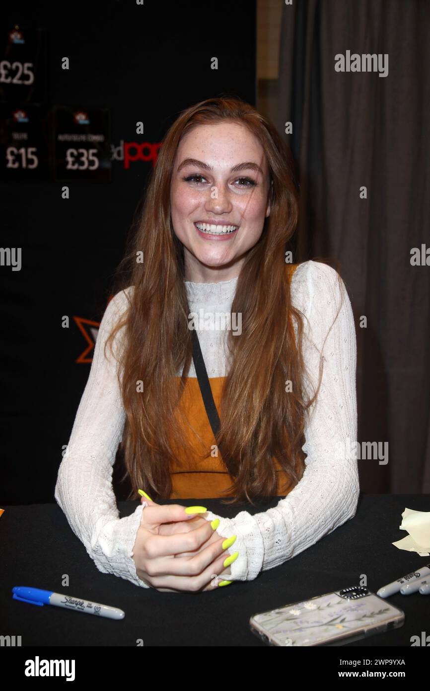 Madison Lintz attends MCM Comic Con London 2019, ExCeL London Stock ...