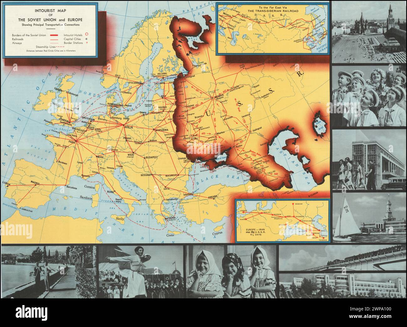 Soviet union map hi-res stock photography and images - Alamy