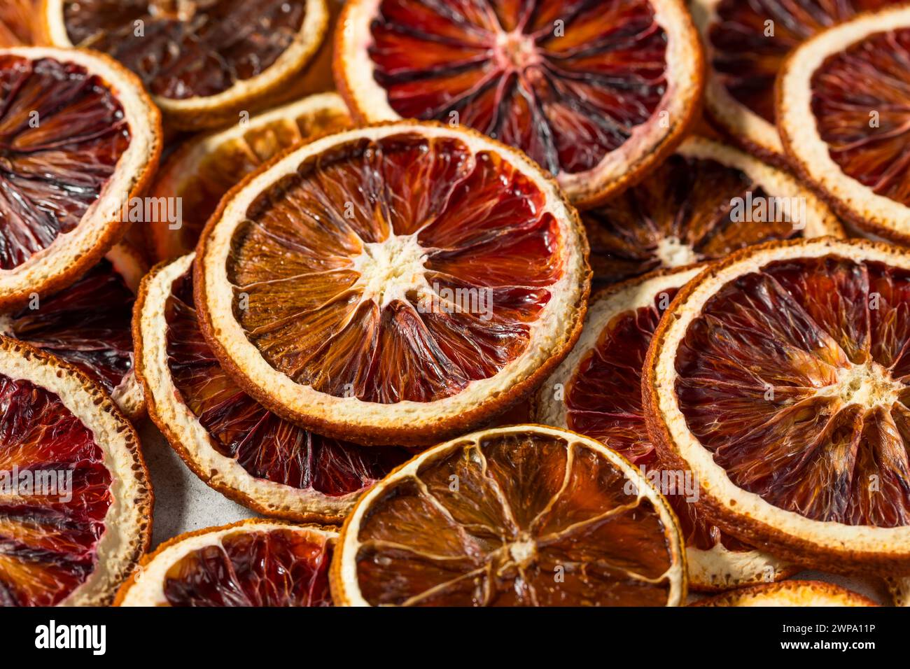 Dry Dehydrated Blood Oranges in a Bowl Stock Photo - Alamy
