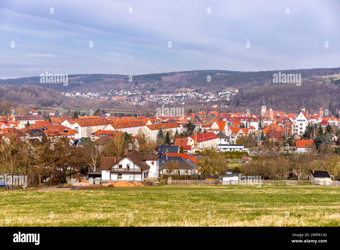 Spring hike through the unique Werra Valley near Vacha - Thuringia ...