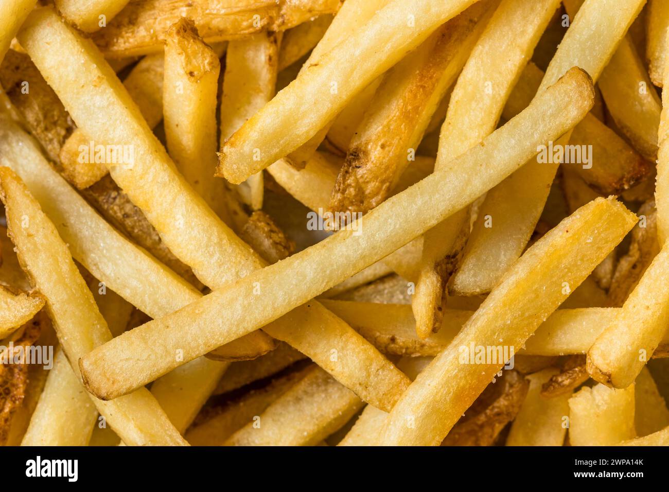 Crispy Fried French Fries with Sea Salt Stock Photo - Alamy