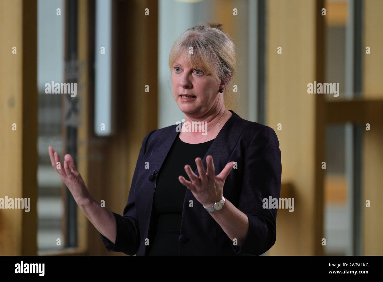 Edinburgh Scotland, UK 06 March 2024. Deputy First Minister Shona ...