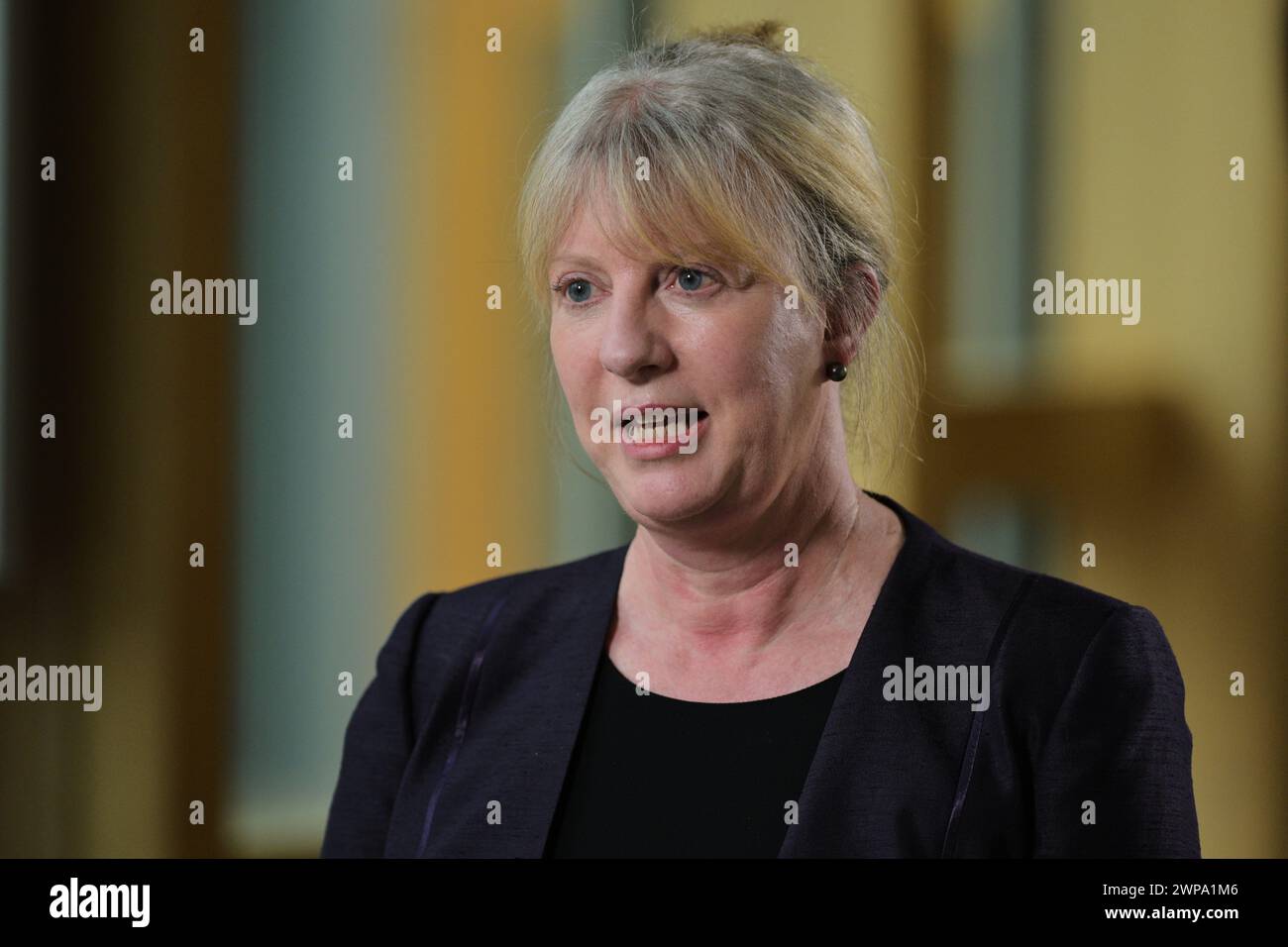 Edinburgh Scotland, UK 06 March 2024. Deputy First Minister Shona ...
