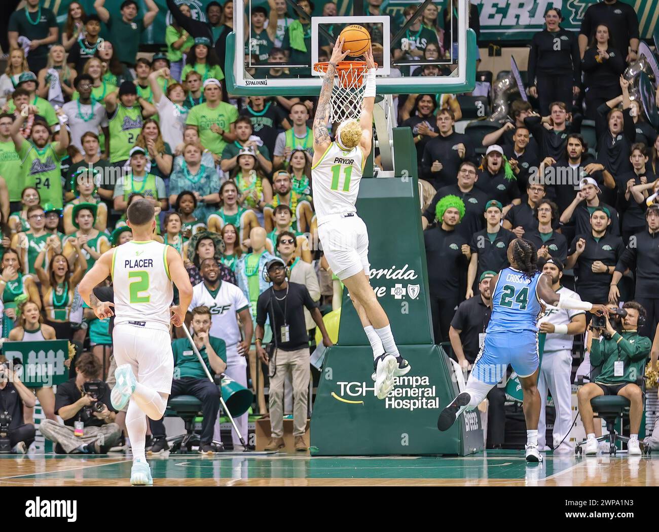 Tampa, Florida, USA. 5th Mar, 2024. University of South Florida Bulls ...
