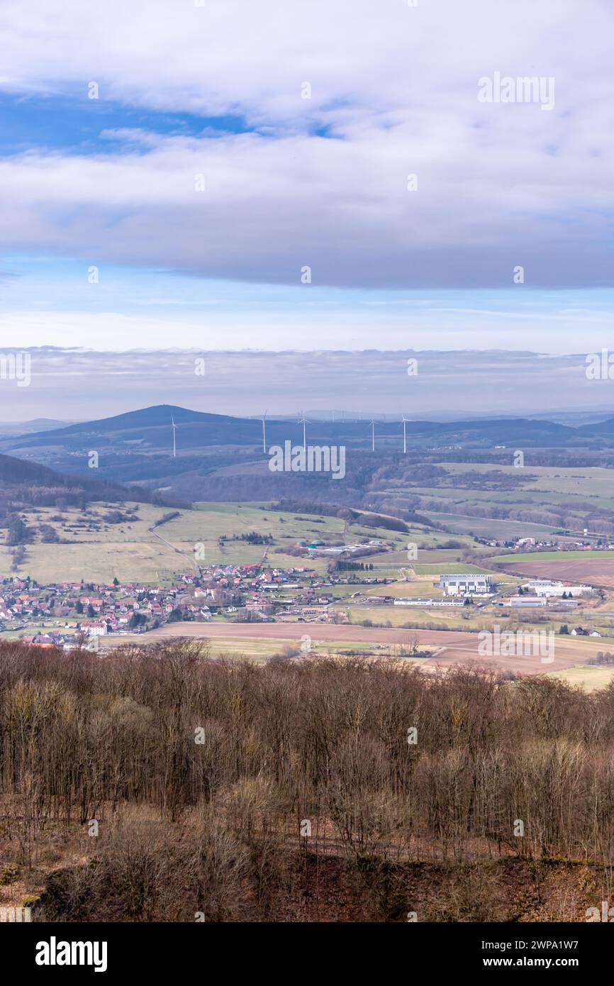 Spring hike through the unique Werra Valley near Vacha - Thuringia ...