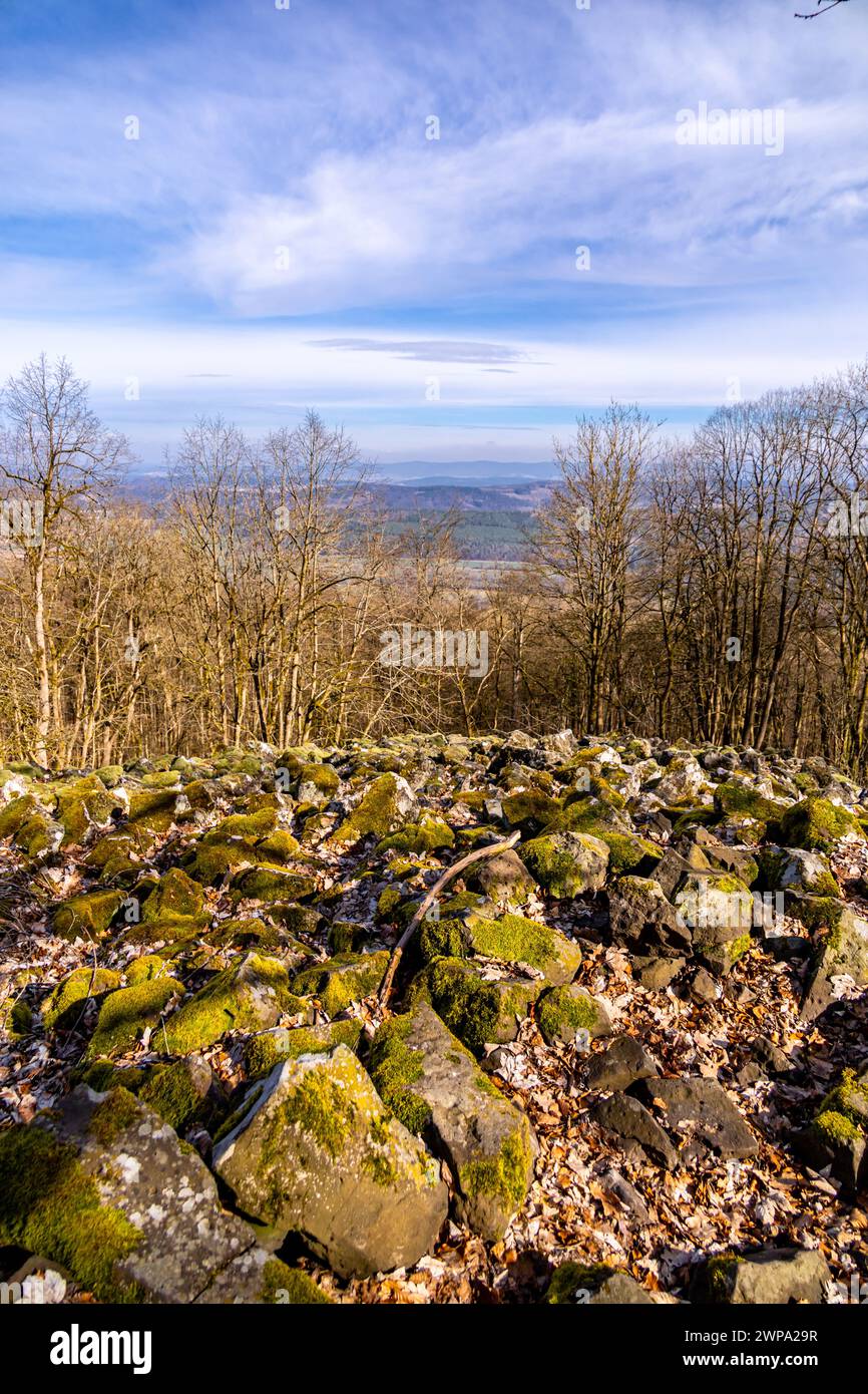 Spring hike through the unique Werra Valley near Vacha - Thuringia ...