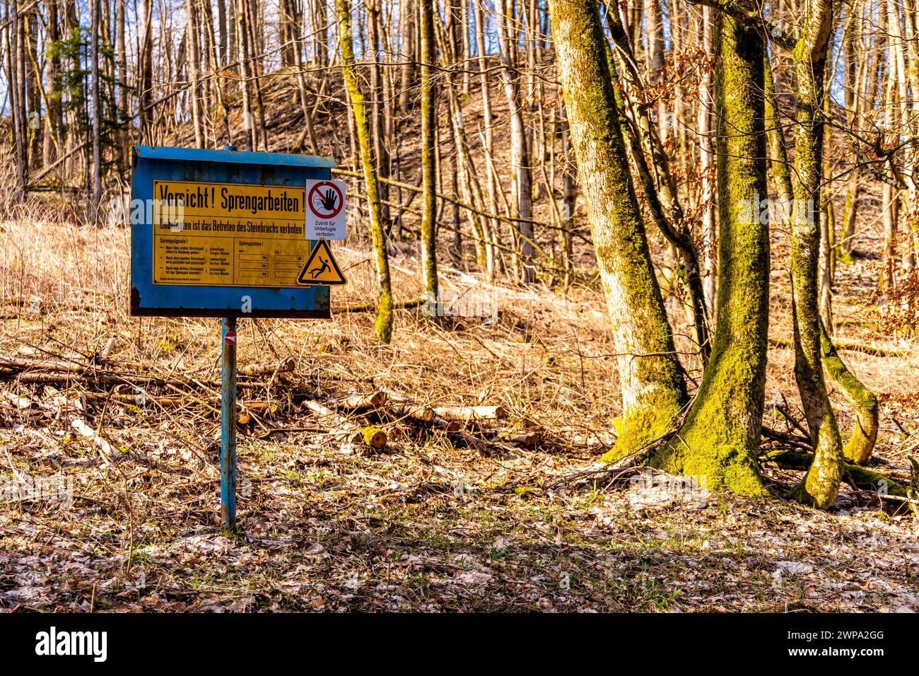 Spring hike through the unique Werra Valley near Vacha - Thuringia ...