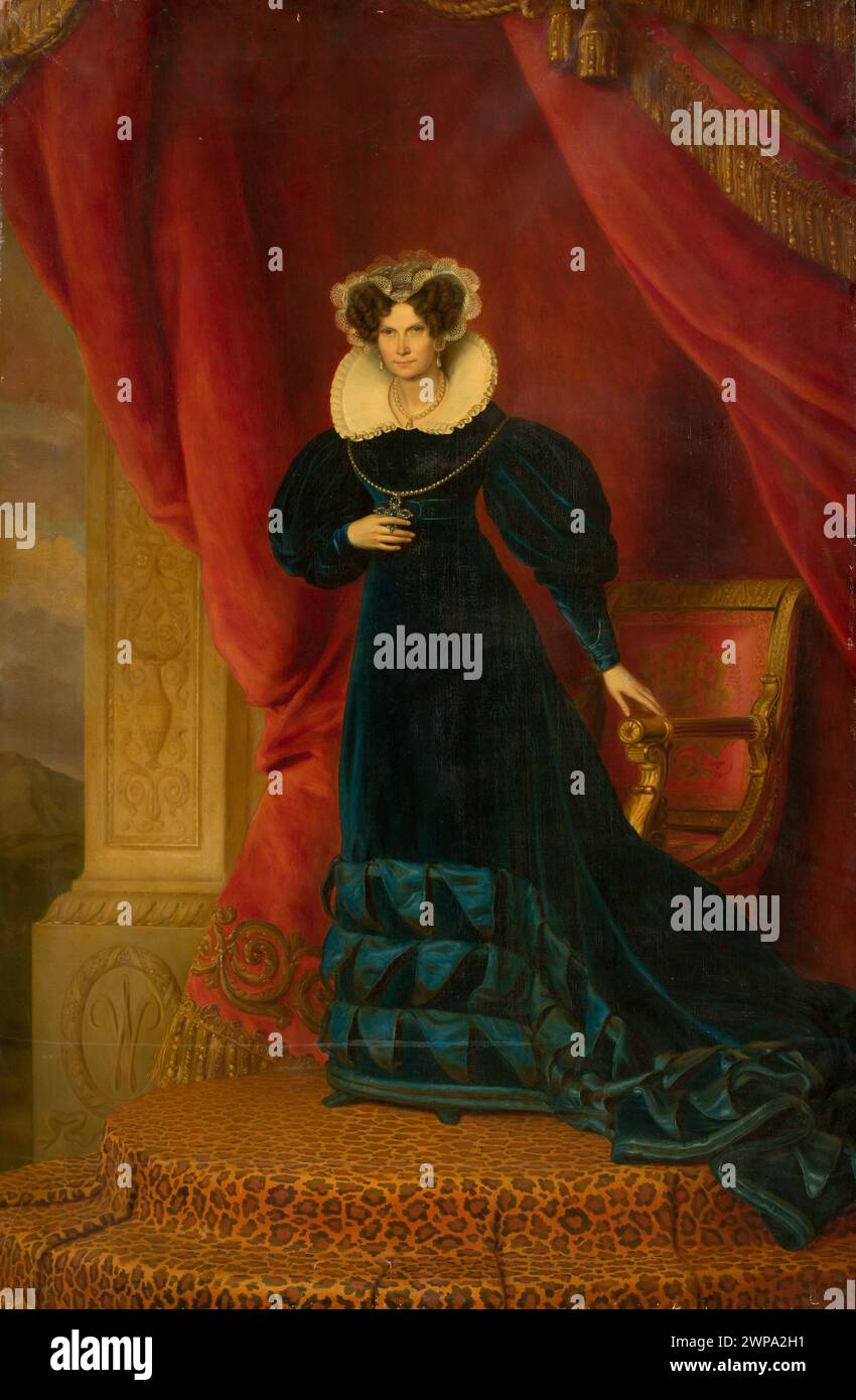 Portrait of Luisa Wilhelmina Prussian, Queen of the Dutch, Hulst, Jan ...