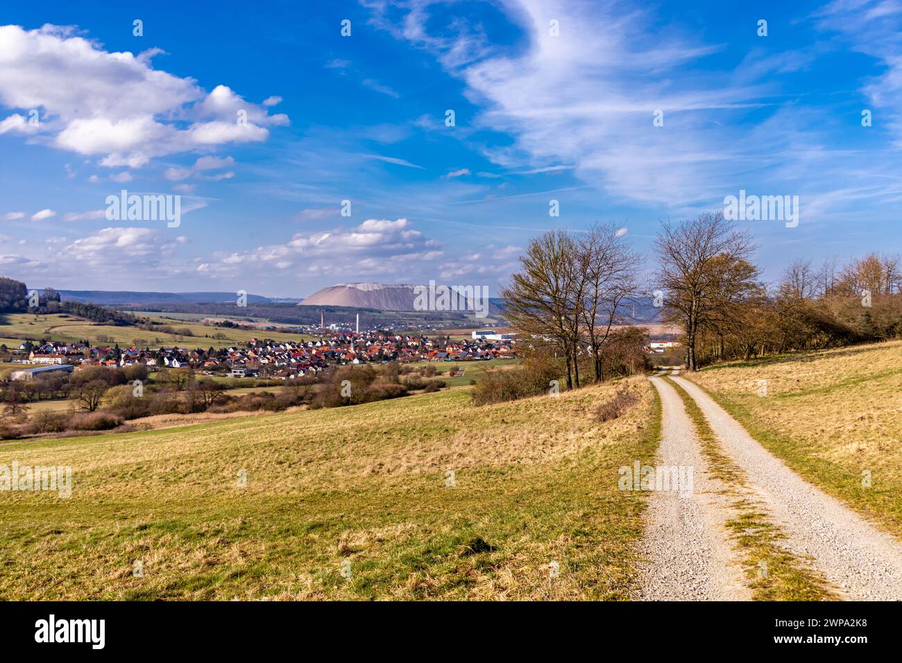 Spring hike through the unique Werra Valley near Vacha - Thuringia ...