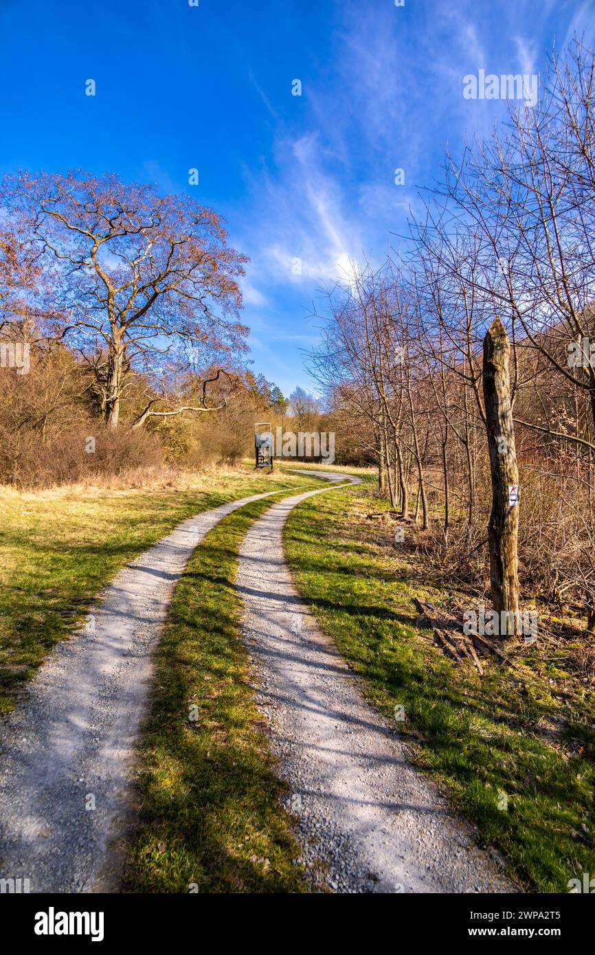 Spring hike through the unique Werra Valley near Vacha - Thuringia ...