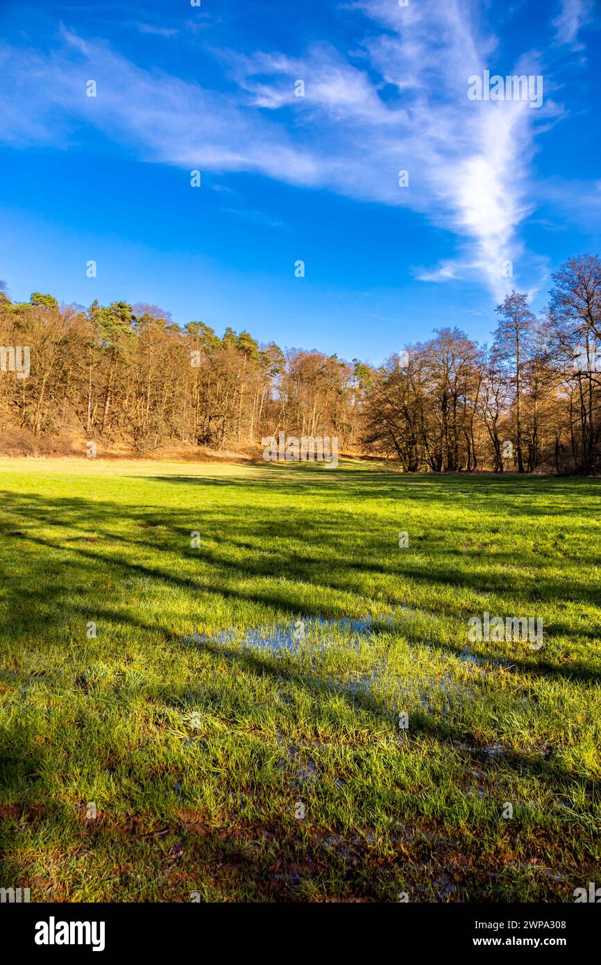 Spring hike through the unique Werra Valley near Vacha - Thuringia ...