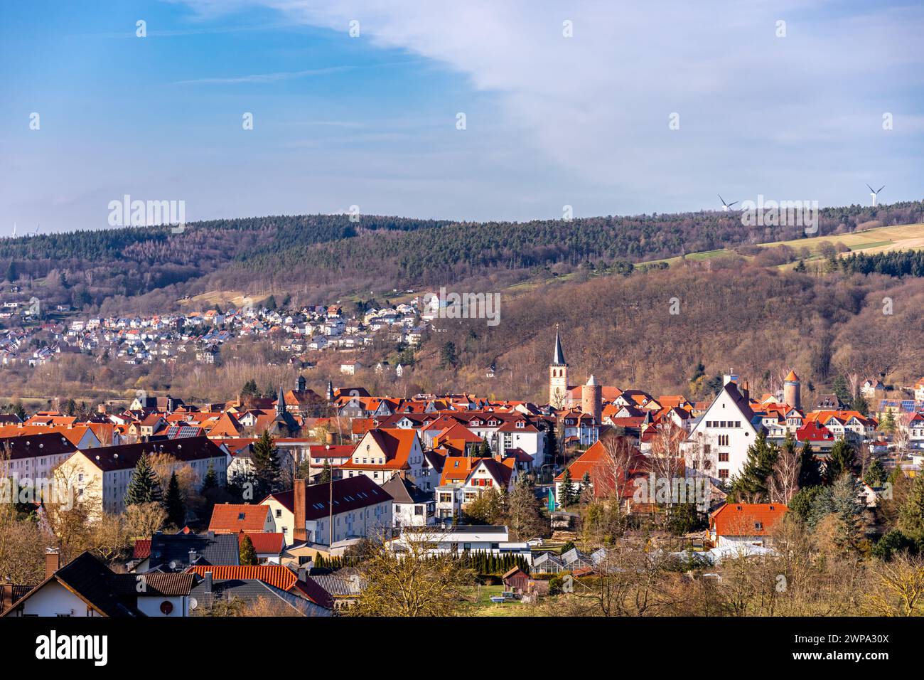 Spring hike through the unique Werra Valley near Vacha - Thuringia ...