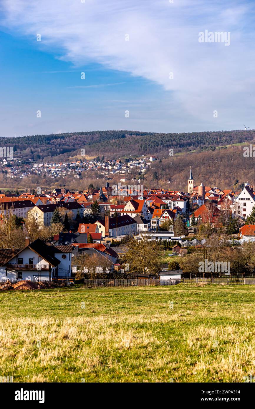 Spring hike through the unique Werra Valley near Vacha - Thuringia ...