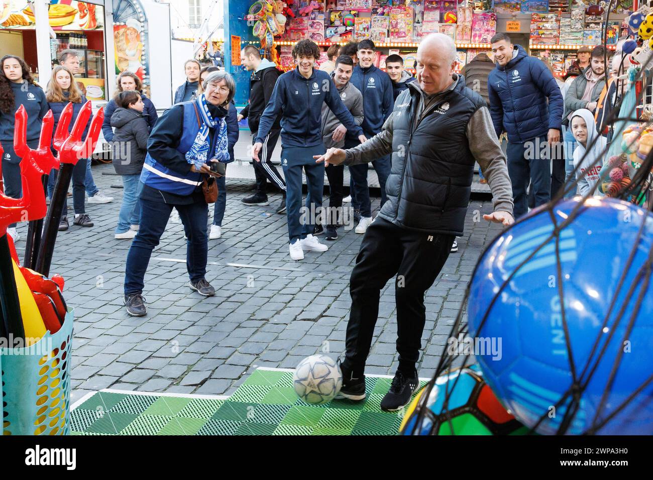 Gent, Belgium. 06th Mar, 2024. Gent's assistant coach Peter Balette ...