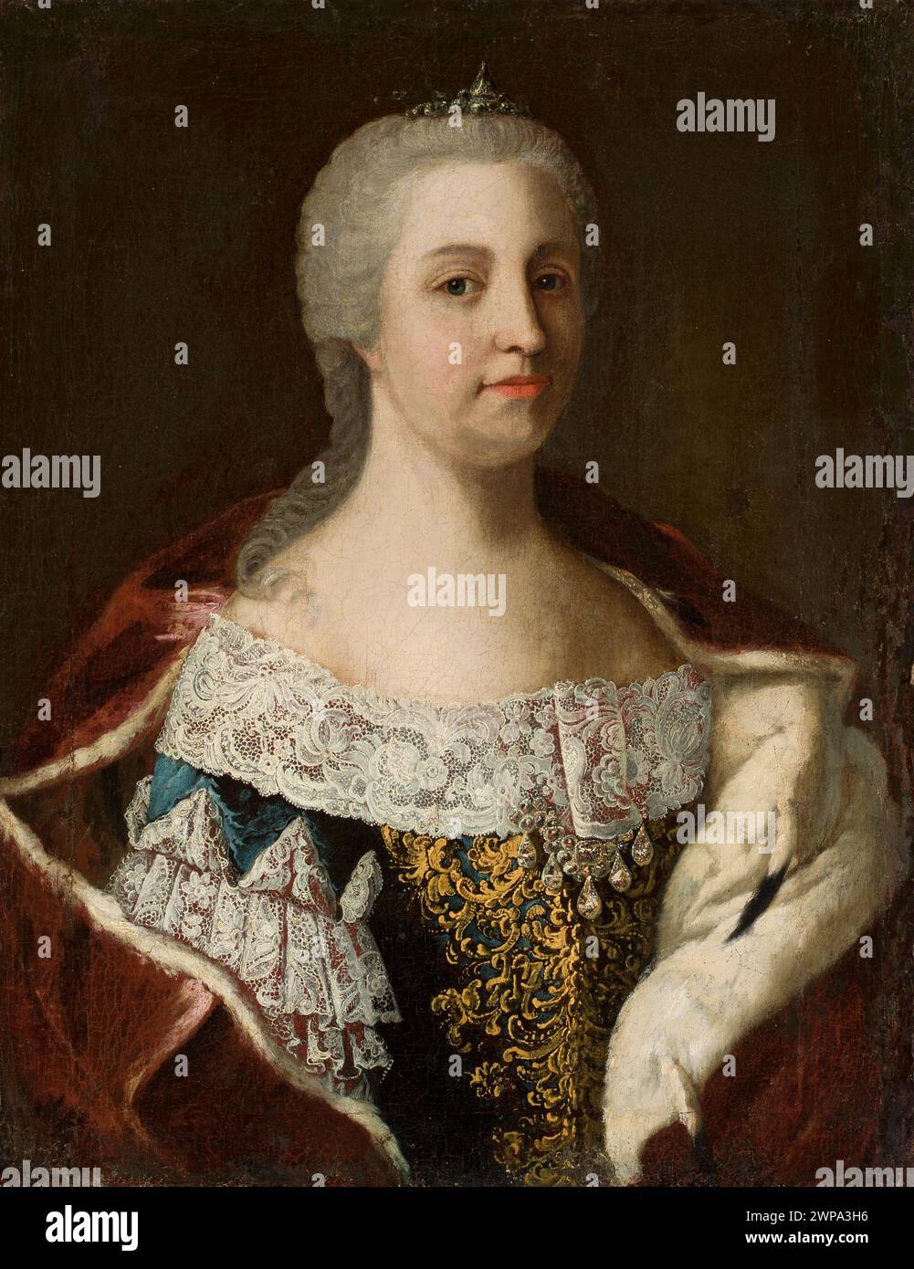 18th-century portrait of Empress Maria Teresa of Austria en trois ...