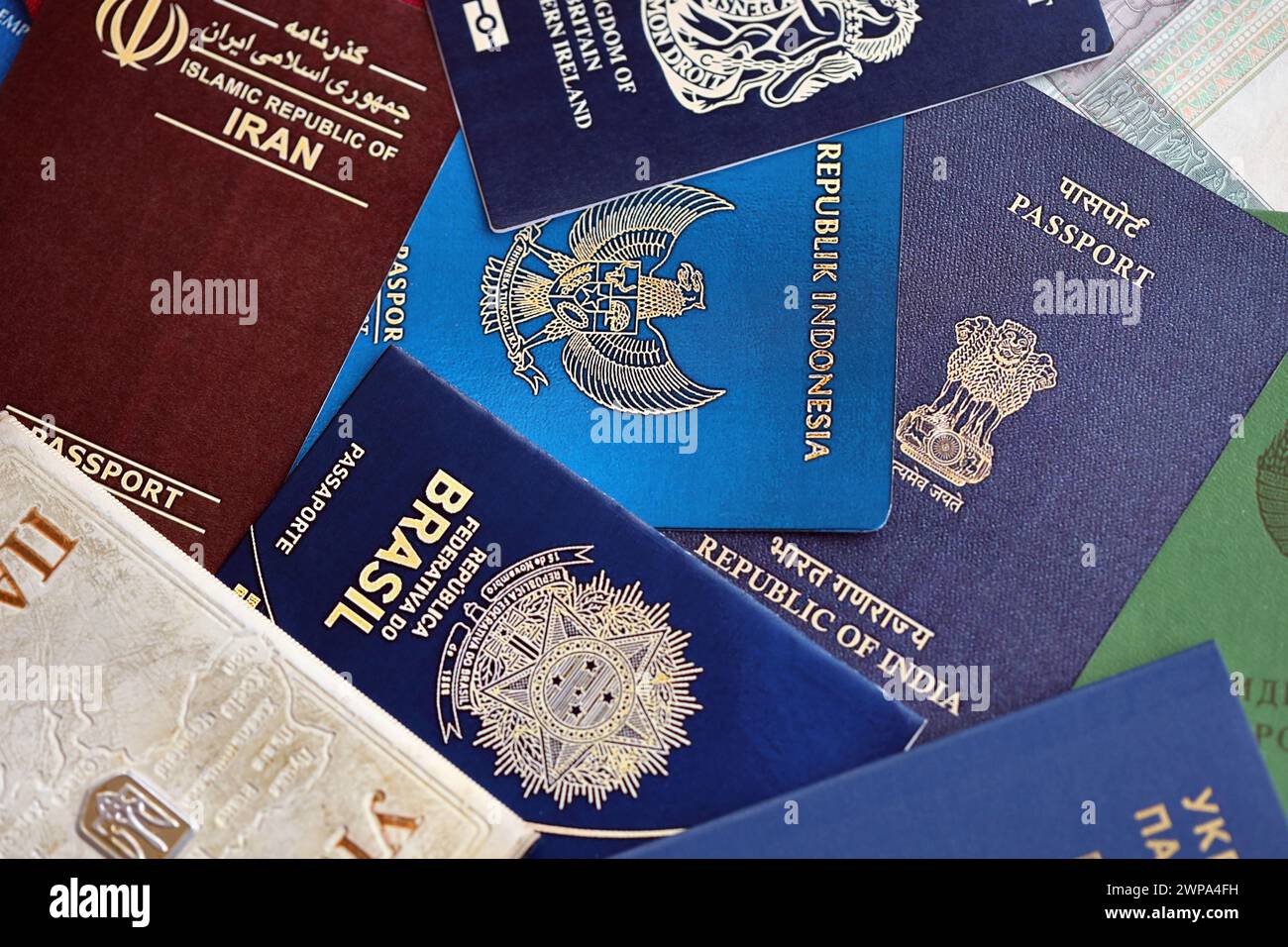 Various passports hi-res stock photography and images - Alamy