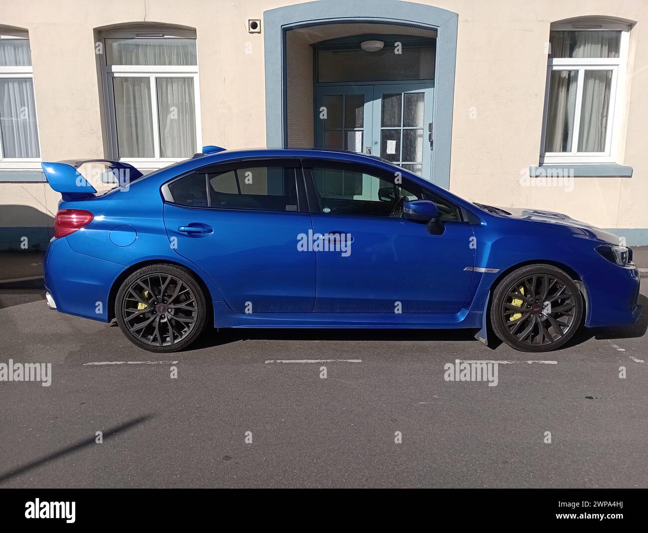 A 2017 Subaru WRX STi parked in Devon, England UK Stock Photo - Alamy