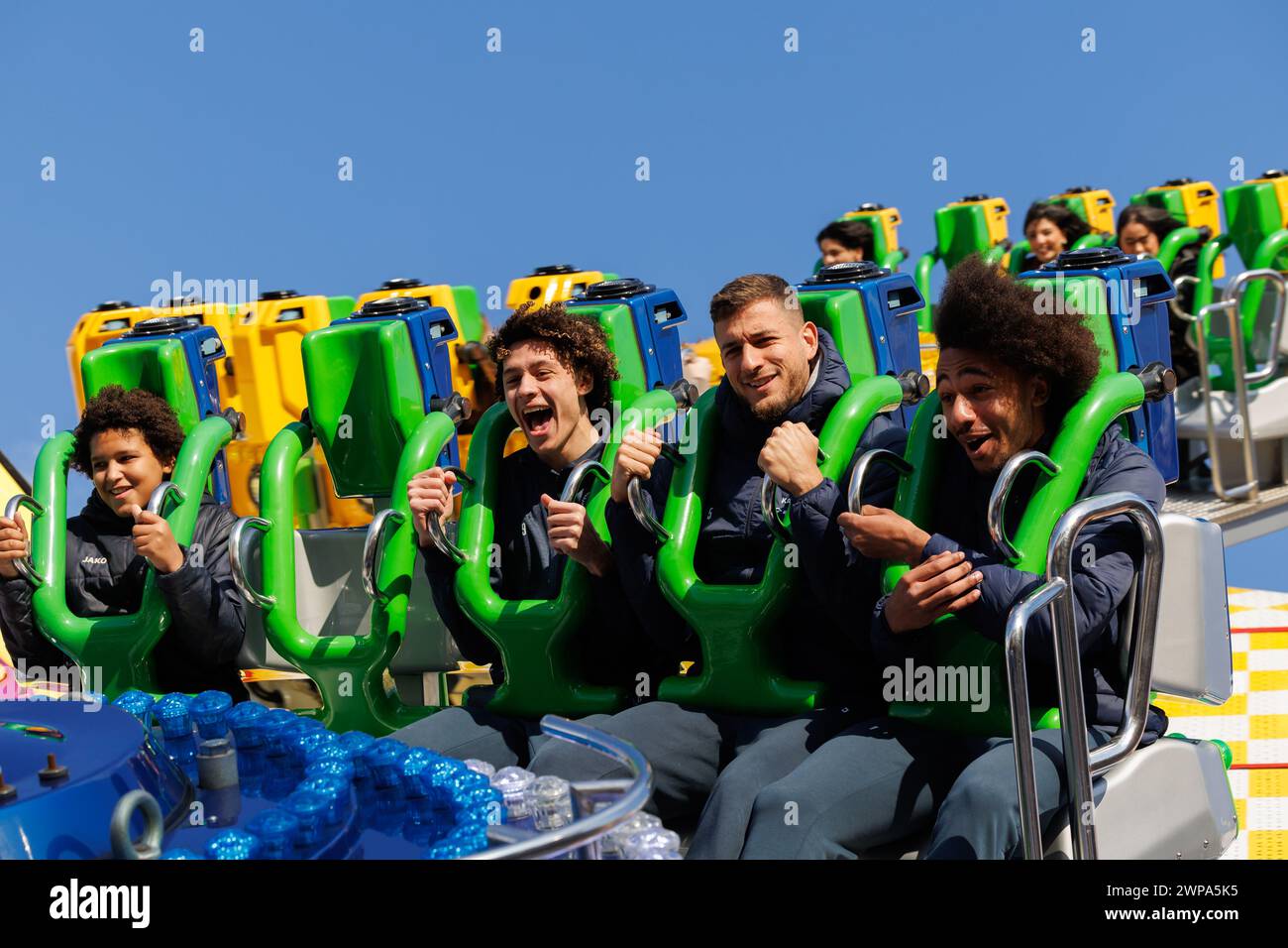 Gent, Belgium. 06th Mar, 2024. Gent's Franck Surdez, Gent's Ismael ...