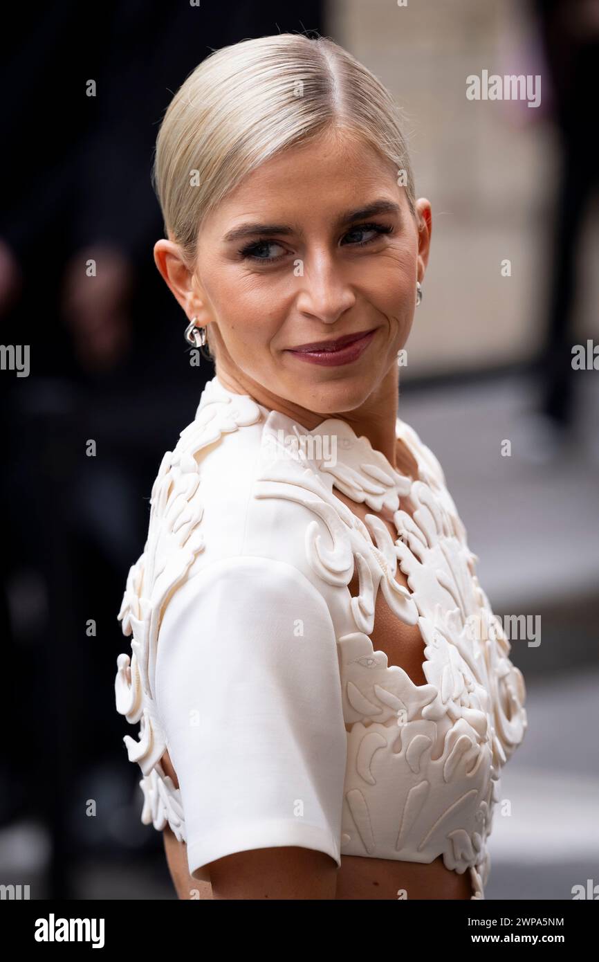 Caroline Daur arrives for the Valentino Fall/Winter 2024-2025 ready-to ...